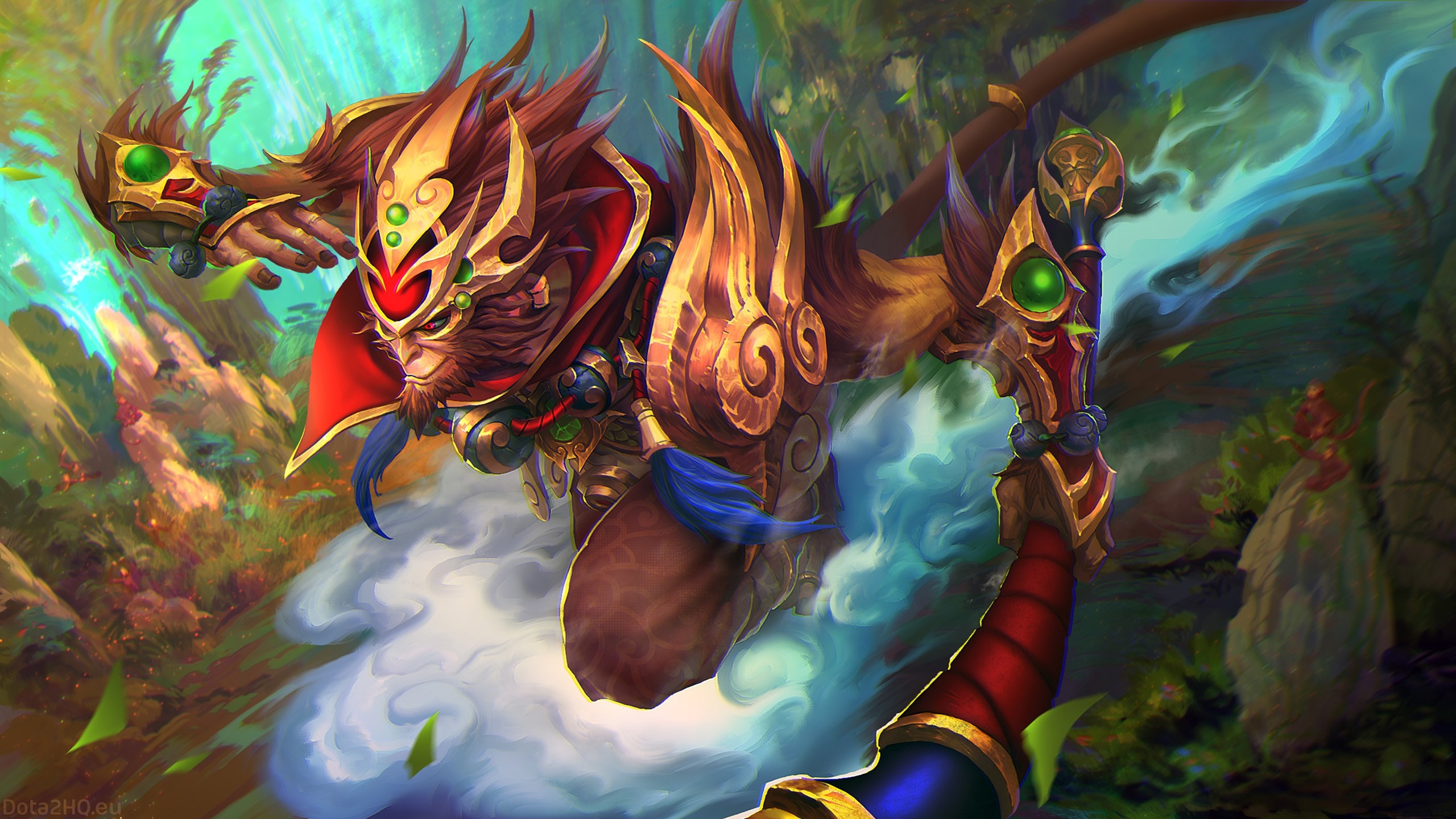2560x1440, Monkey King - Dota 2 Monkey King Arcana- WallpaperUse