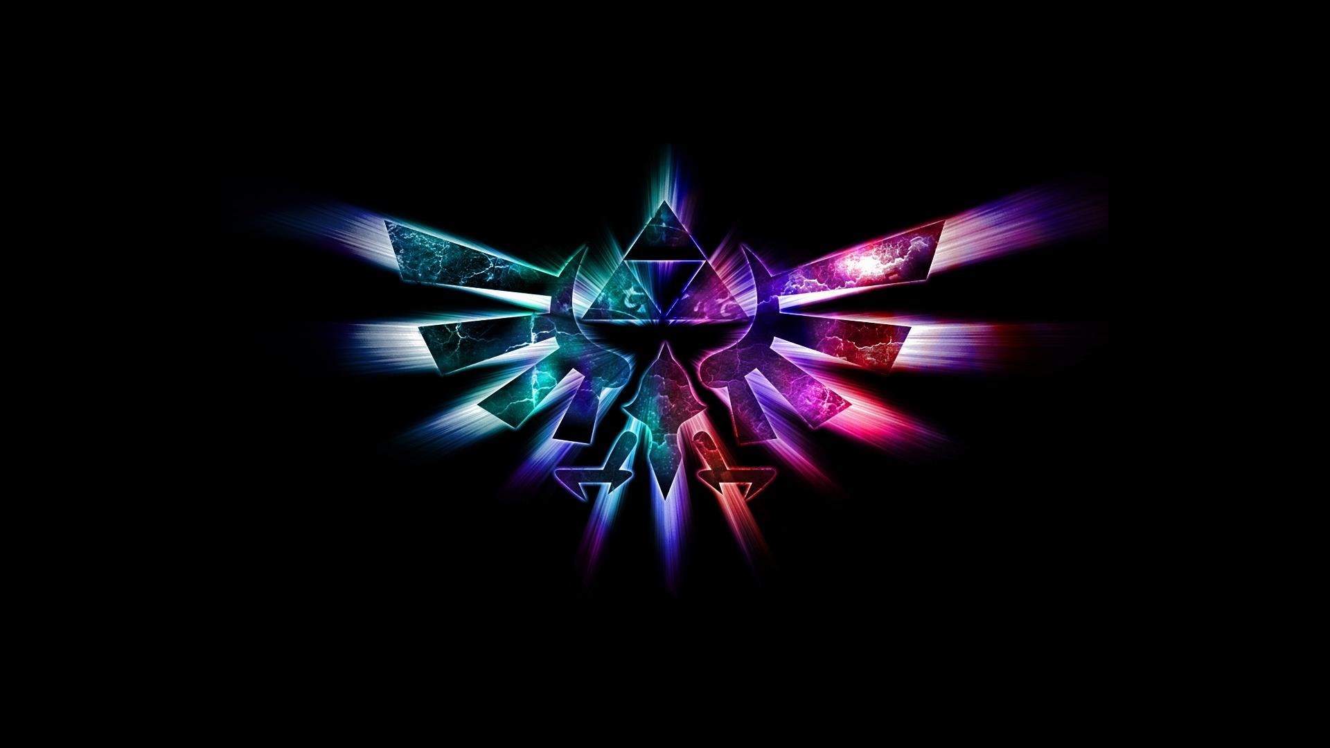 Hd Neon Wallpaper 1920x1080, - Legend Of Zelda Neon- WallpaperUse
