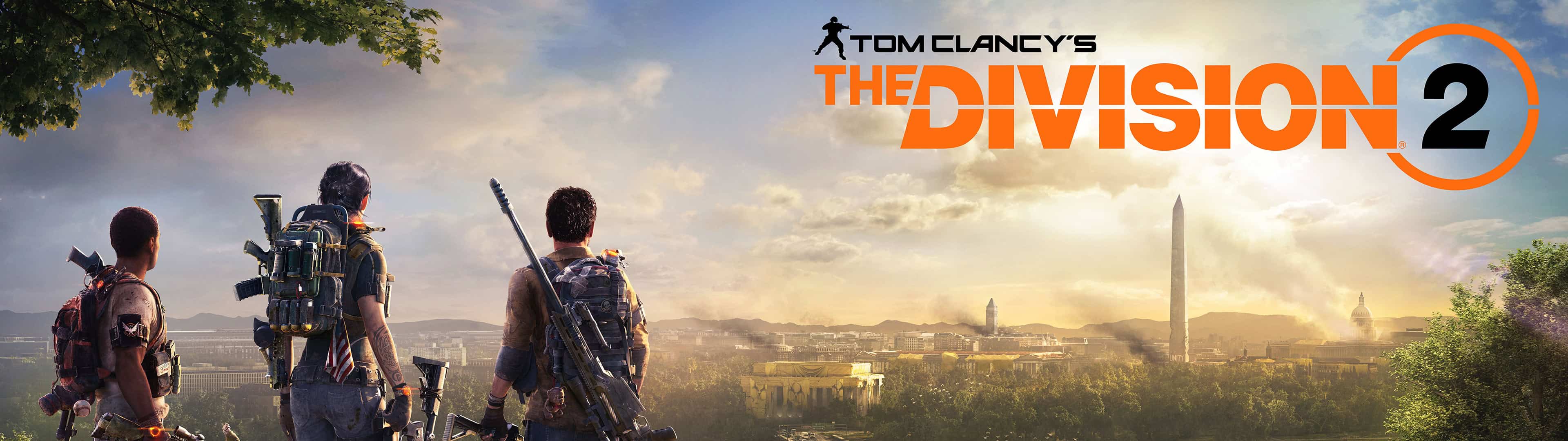 Tom Clancy The Division 2 Poster Dual Monitor Wallpaper - Division 2 ...