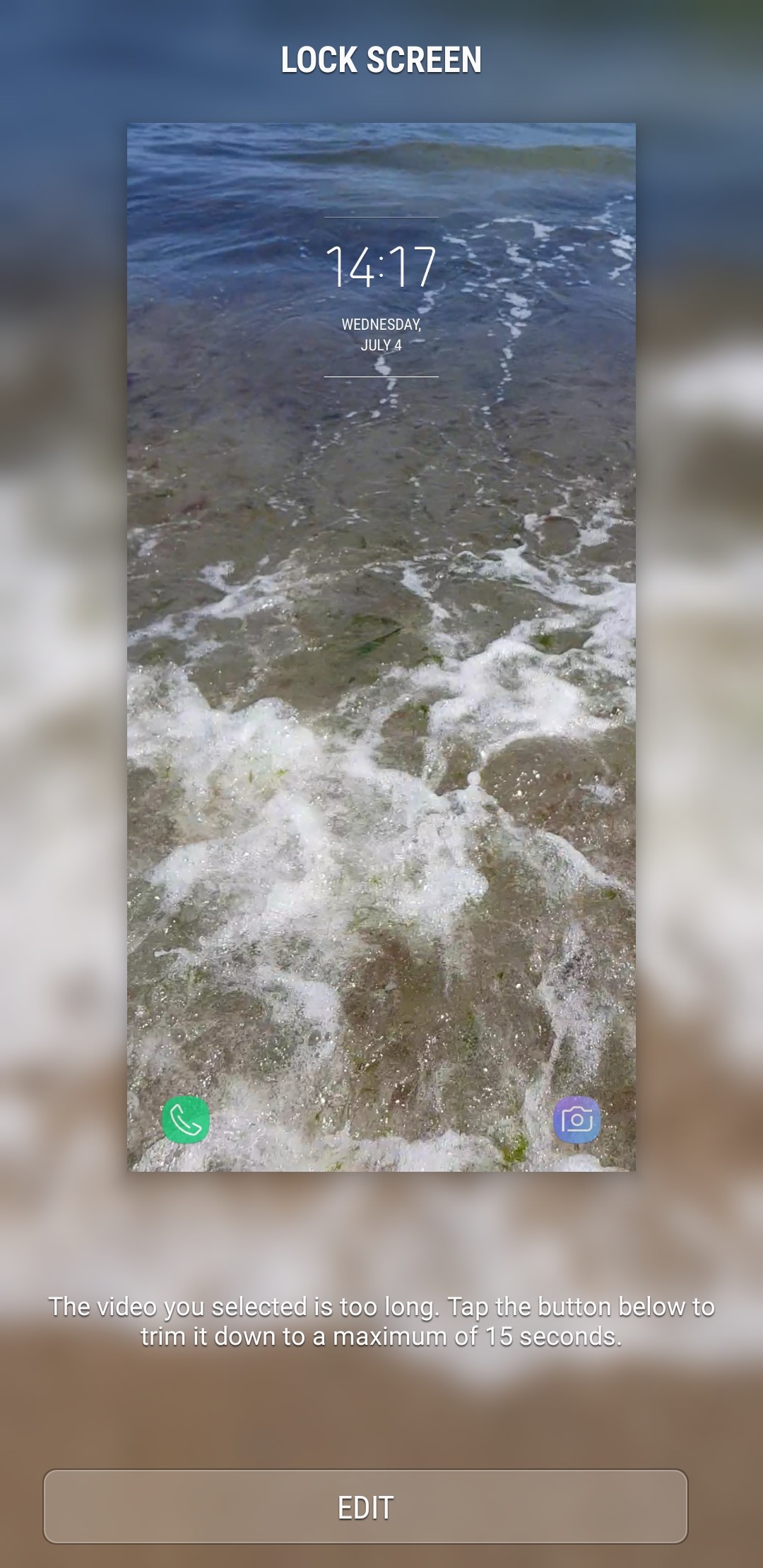 S10 Lock Screen Video- WallpaperUse