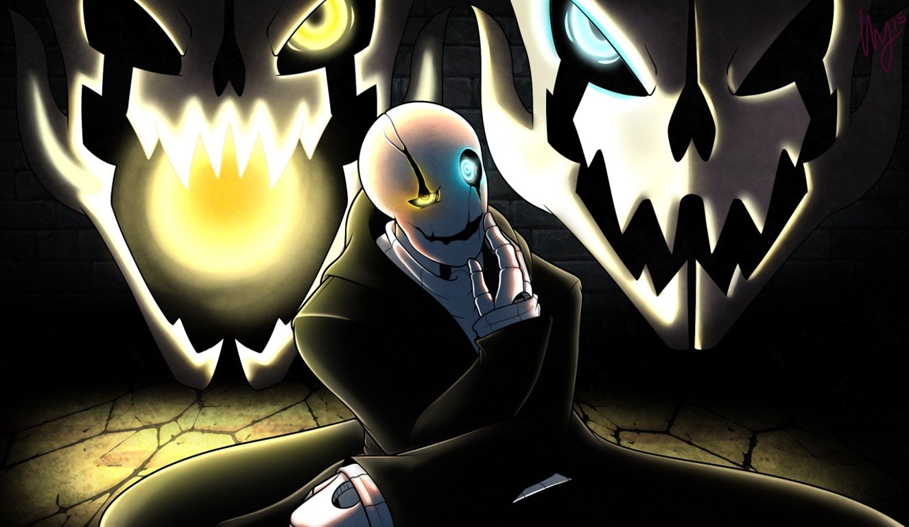 Sans And Papyrus Wallpaper - Wd Gaster Wallpaper Hd- WallpaperUse