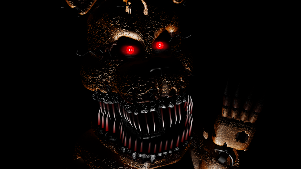 Five Nights At Freddy's Scary Freddy- WallpaperUse