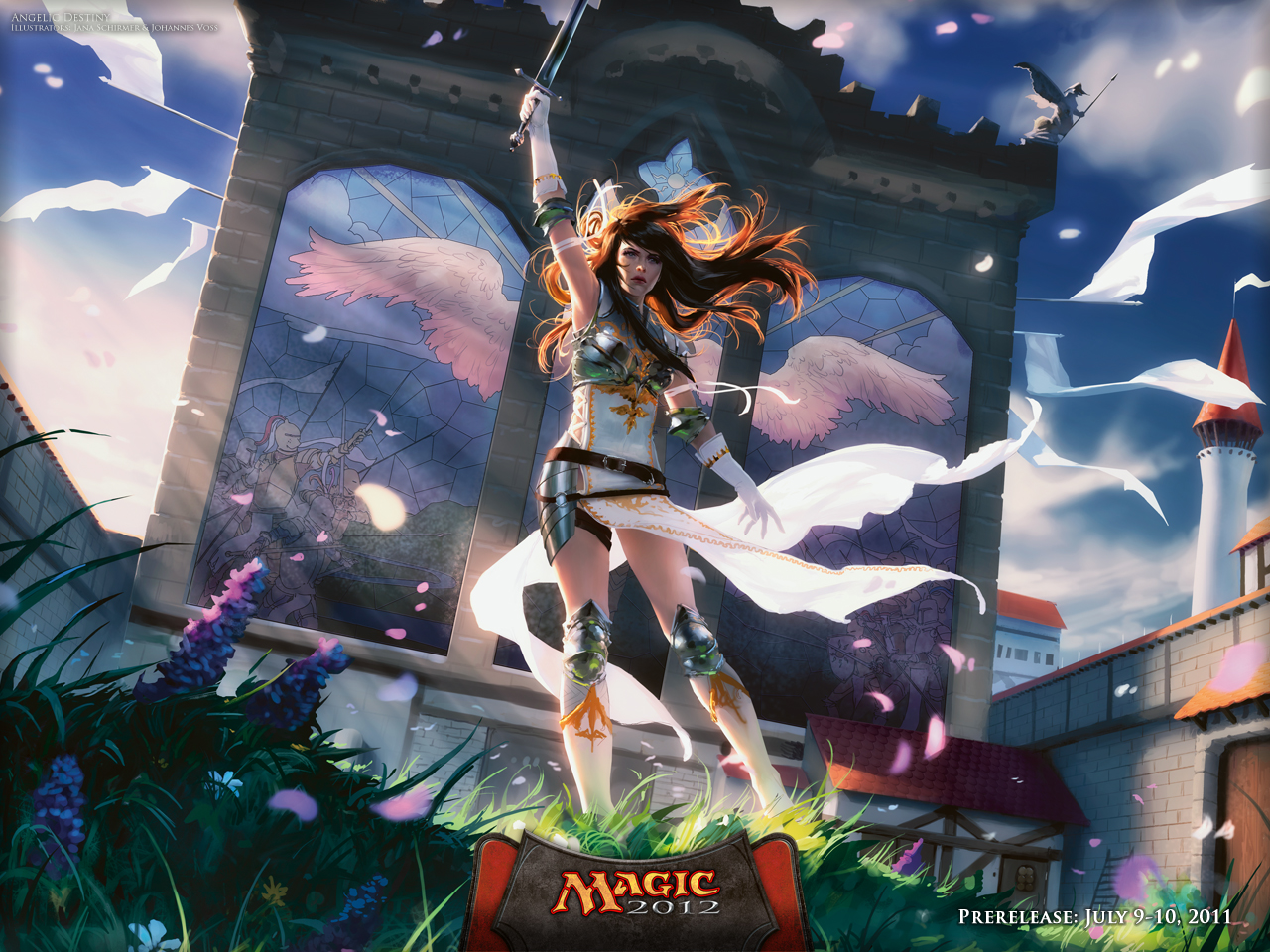 Mtg Angelic Destiny Art- WallpaperUse