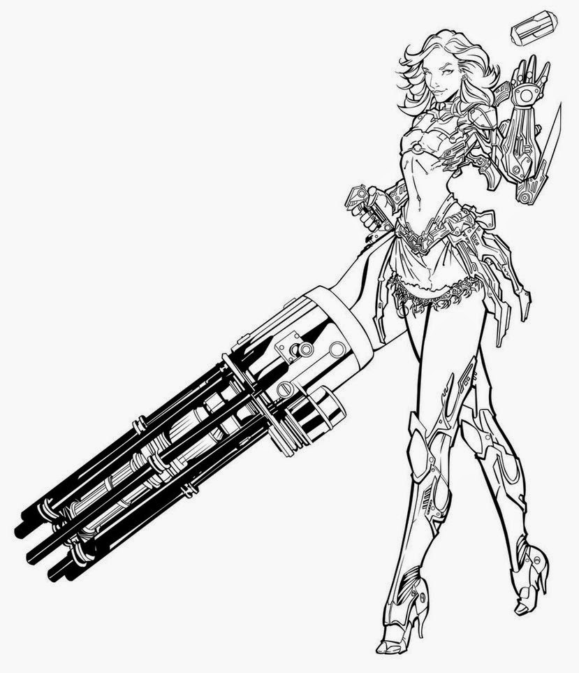 carta da parati desi katta gun,linea artistica,disegno,schizzo ...