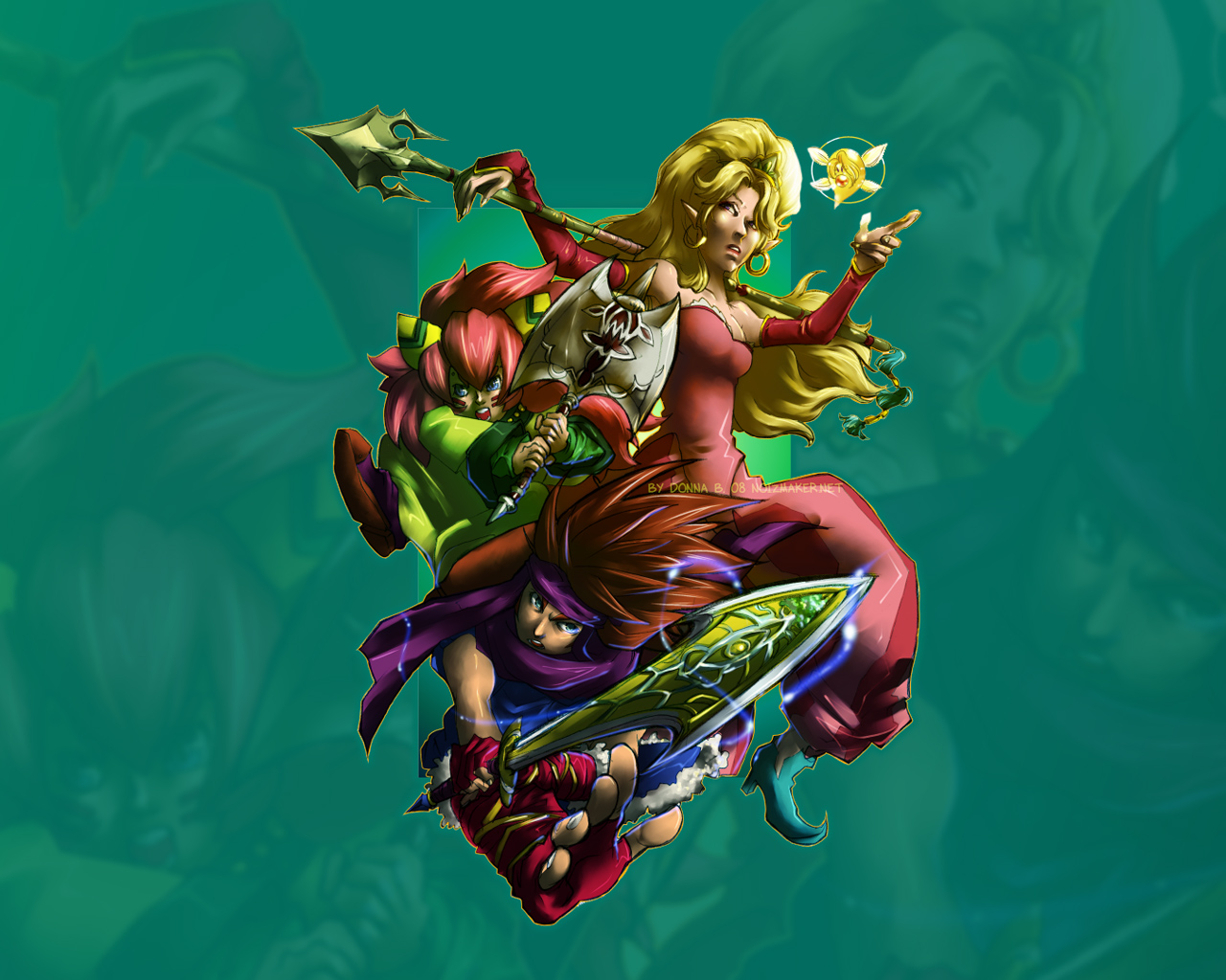secret of mana wallpaper,cg artwork,illustration,fictional character ...