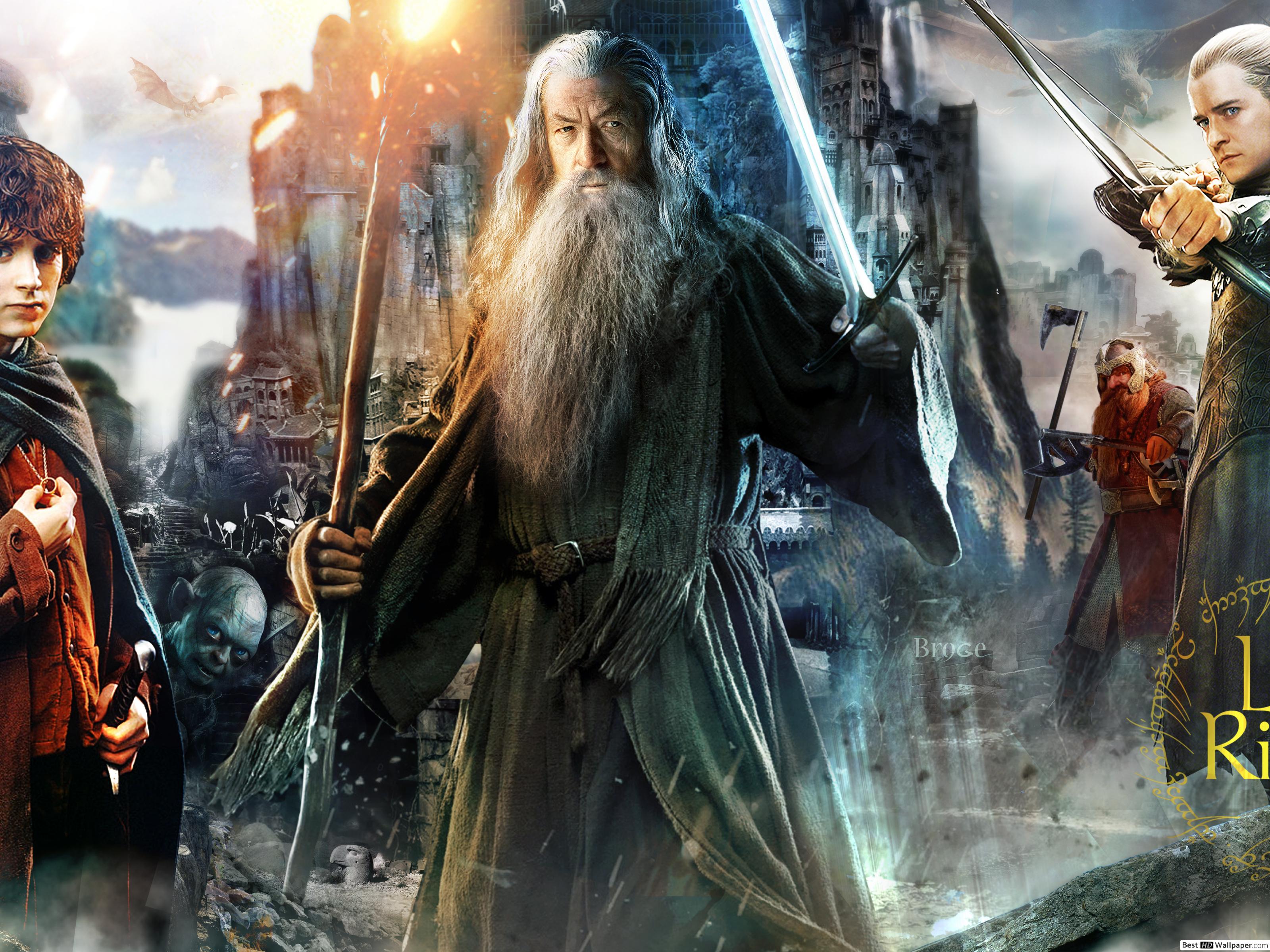 Legolas Aragorn And Gimli- WallpaperUse