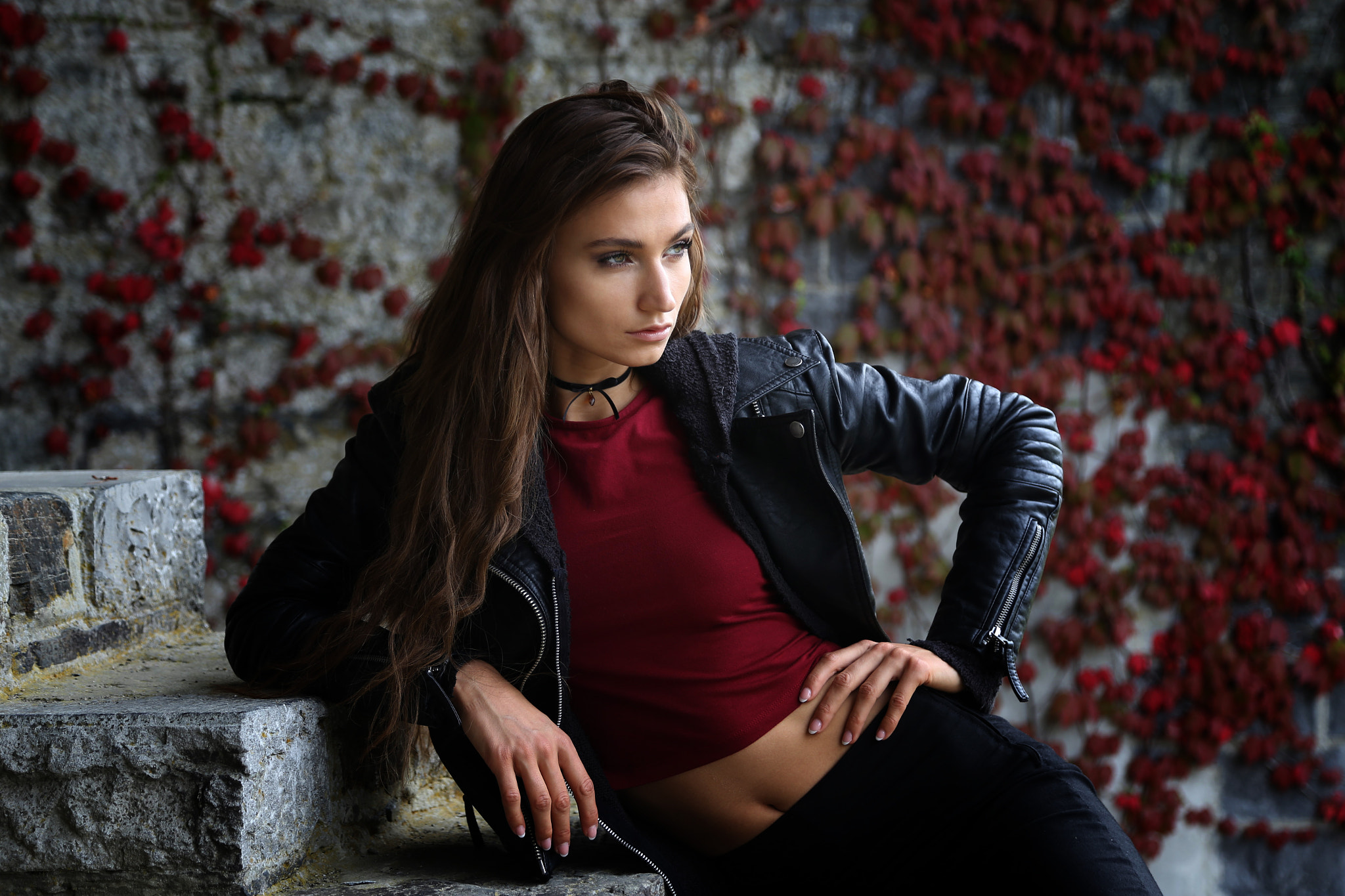 leather jackets wallpapers,red,photograph,beauty,tree,leather (#209899 ...