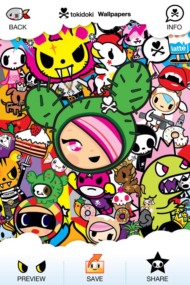 tokidoki wallpaper,cartoon,font,technology,video game software,icon ...