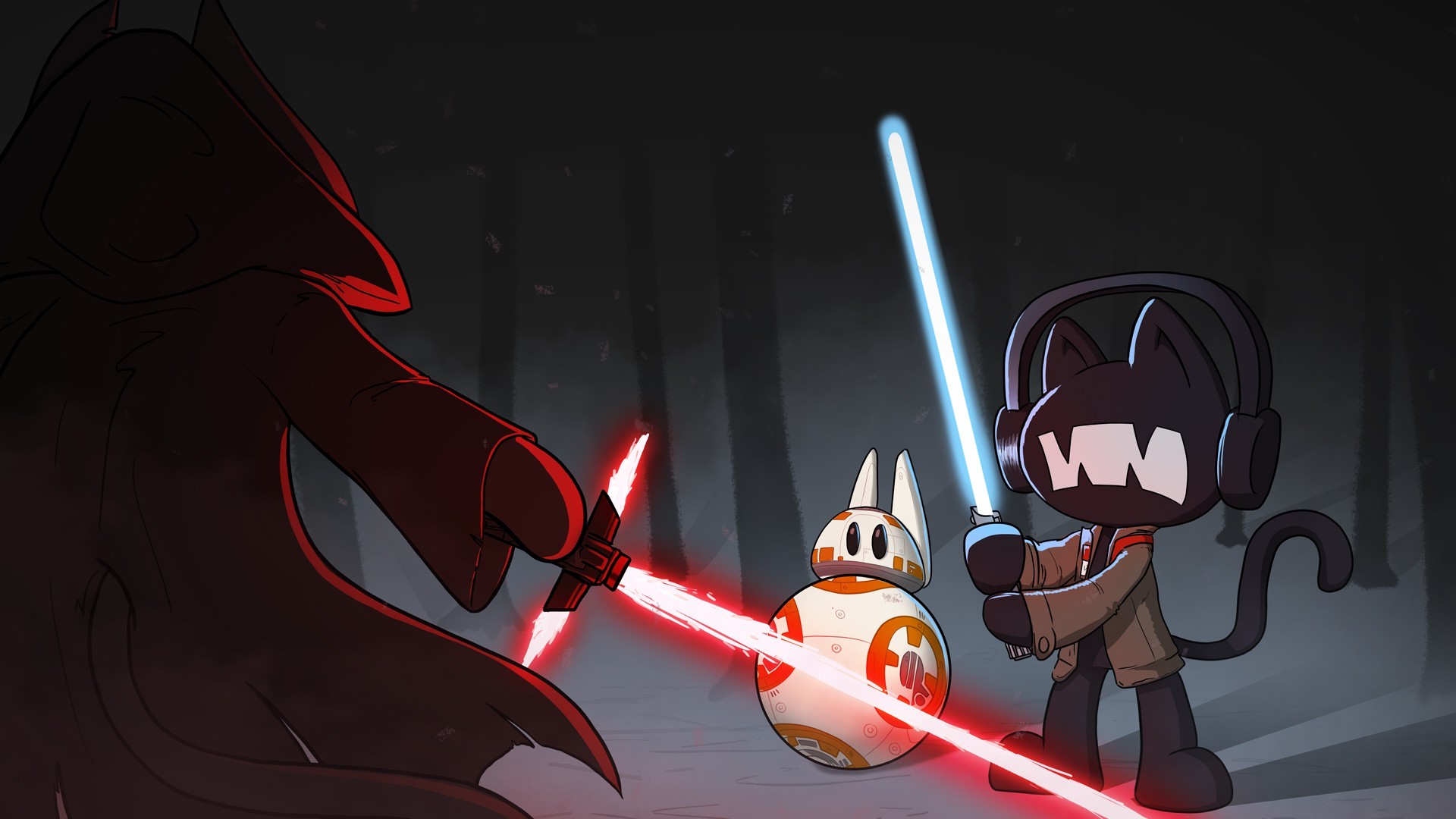 monstercat wallpaper hd,cartoon,fictional character,animation,carmine ...