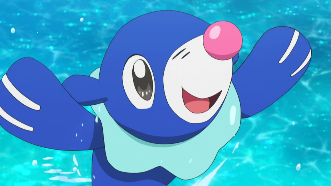 popplio wallpaper,animated cartoon,cartoon,animation,water,anime ...