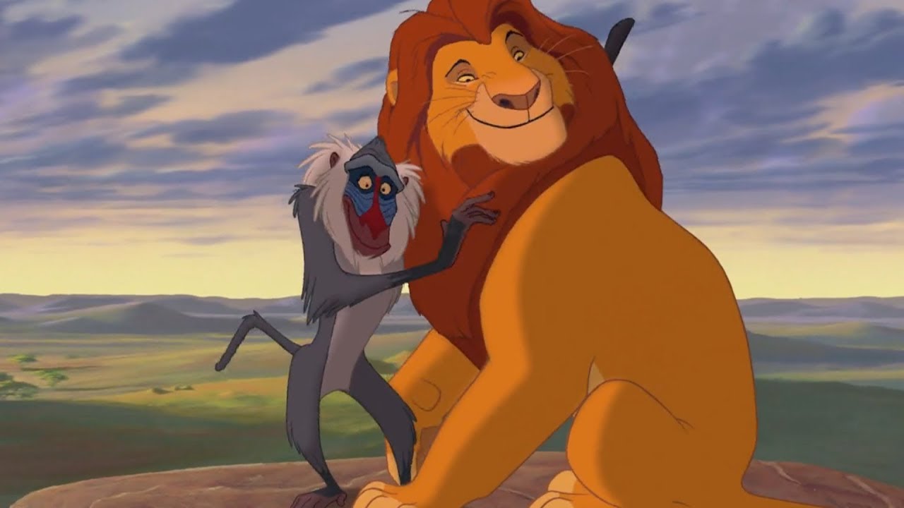 carta da parati rafiki,cartone animato,leone,cartone animato,felidae ...