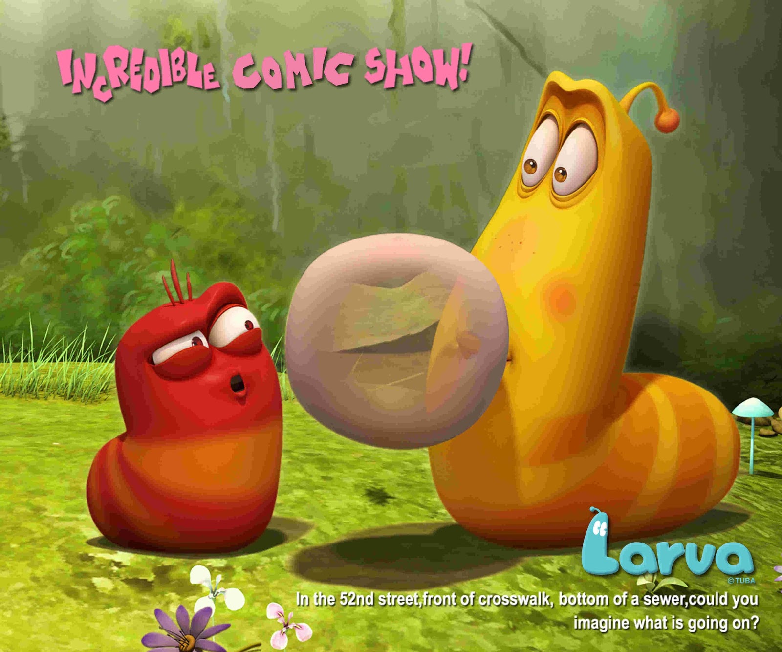 Larva Cartoon- WallpaperUse