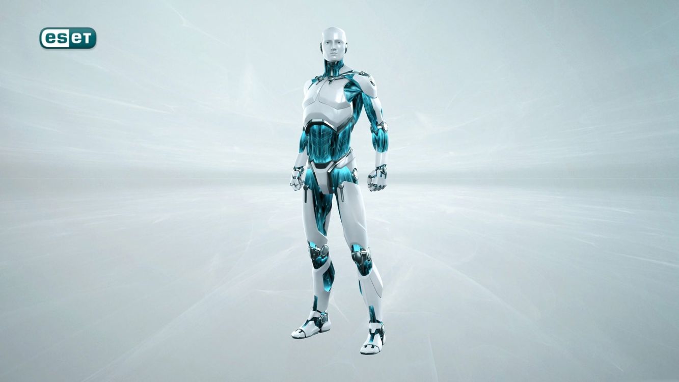 Фото Бесплатно Eset, Робот, Серый - Eset- WallpaperUse