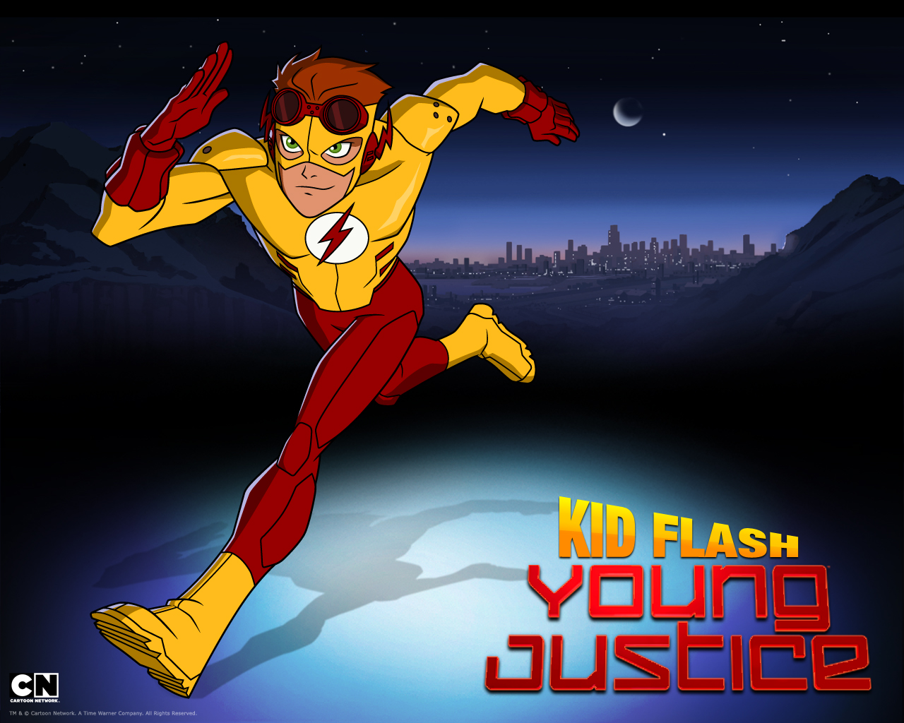 Wally West Young Justice Costume- WallpaperUse