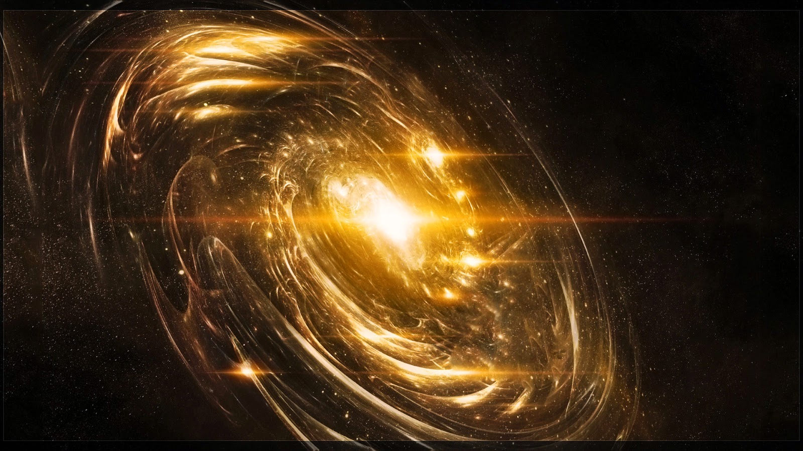 Spinning Galaxy Wallpaper Hd - Gold Galaxy Hd- WallpaperUse