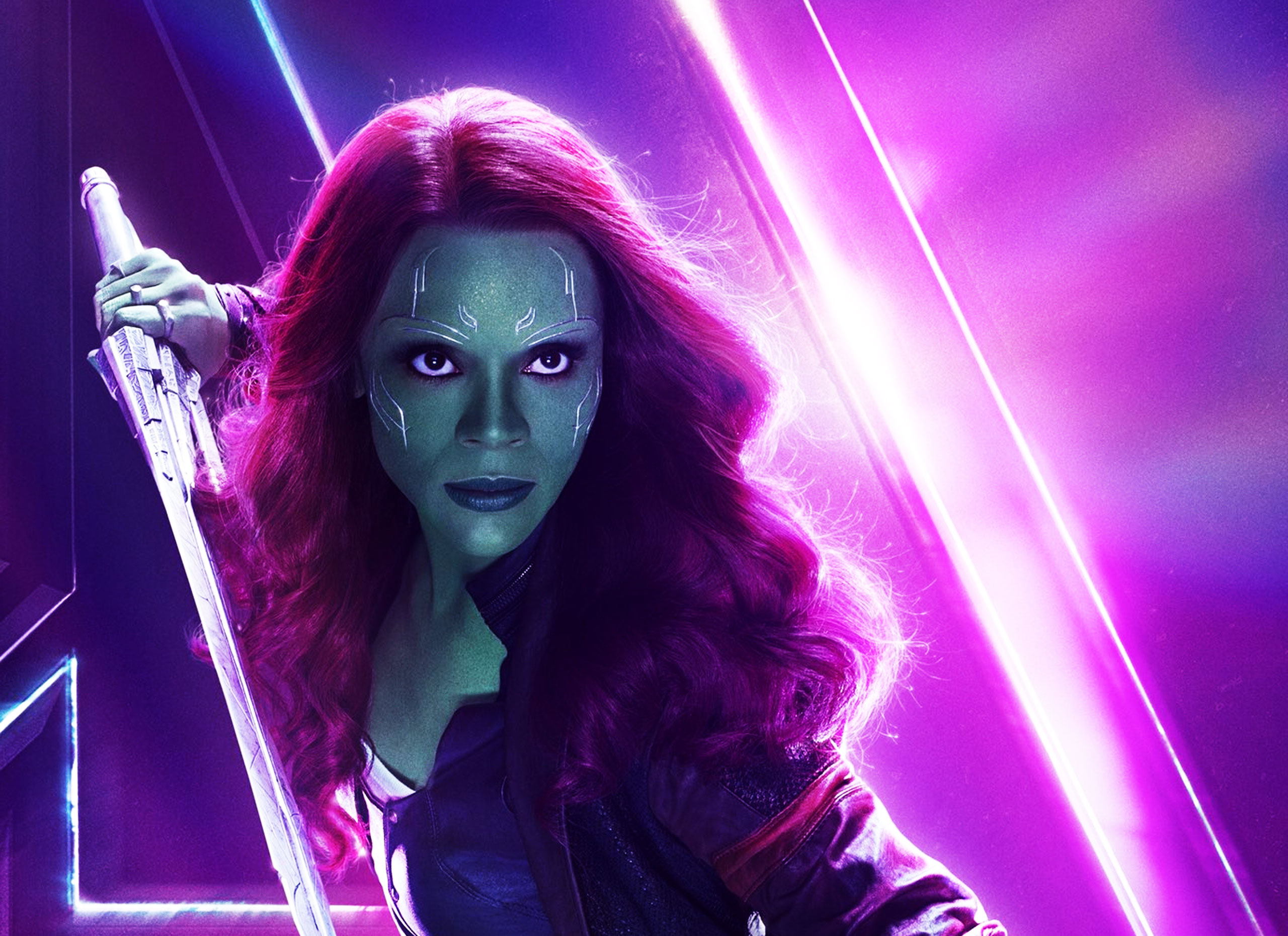 Gamora Avengers Infinity War- WallpaperUse