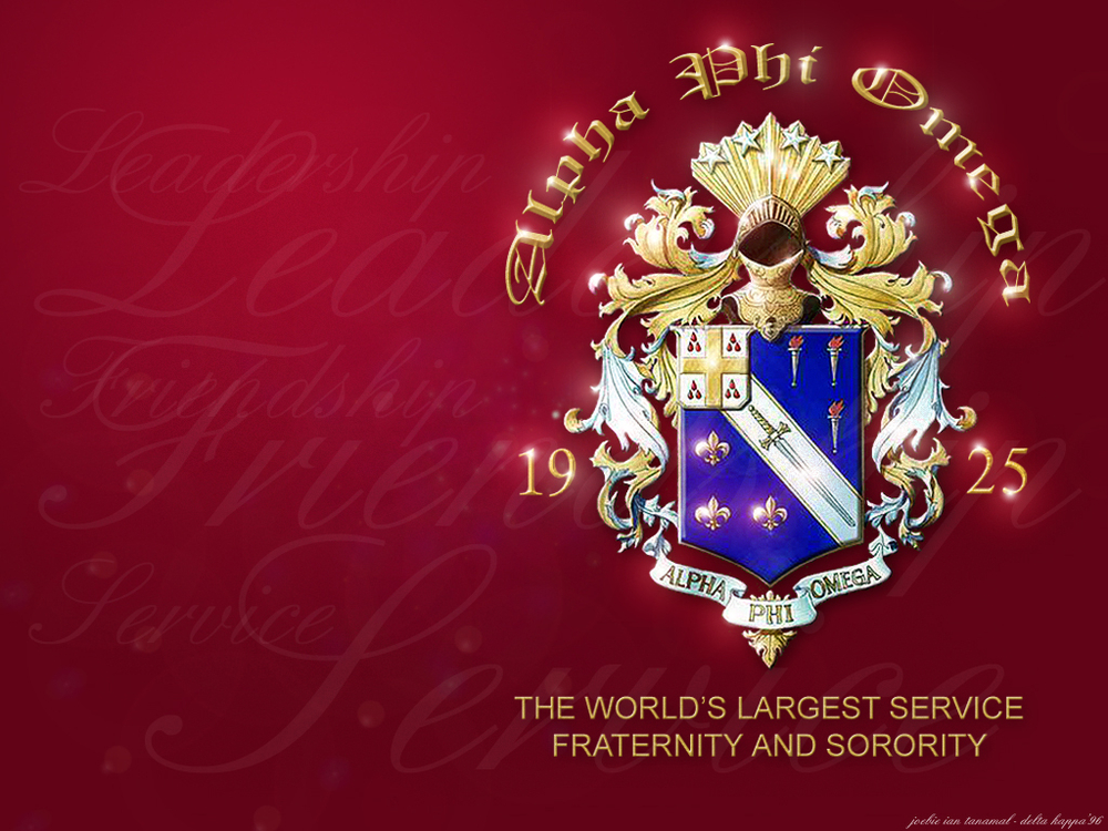 Wallpapers Alpha Phi Omega By Jctanamal Customizeorg - Alpha Phi Omega ...