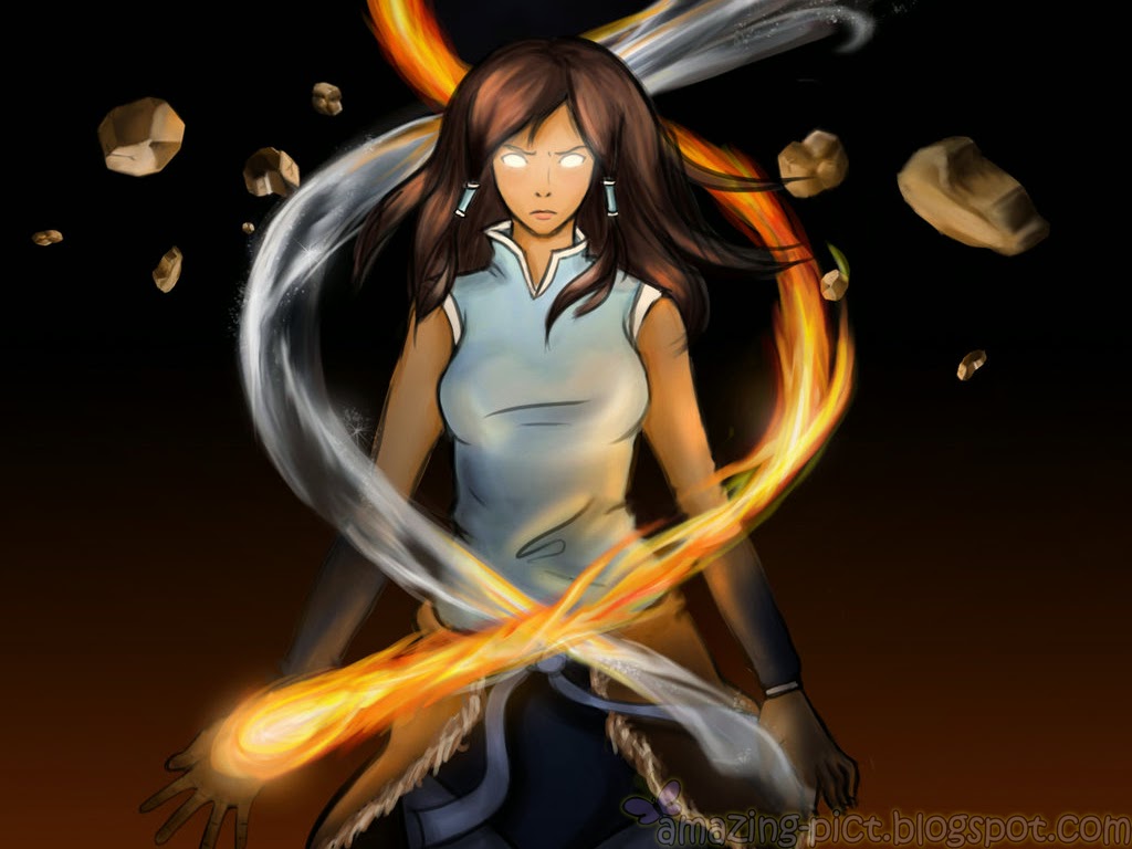 Earthbending, Waterbending And Firebending - Woman Warrior- WallpaperUse