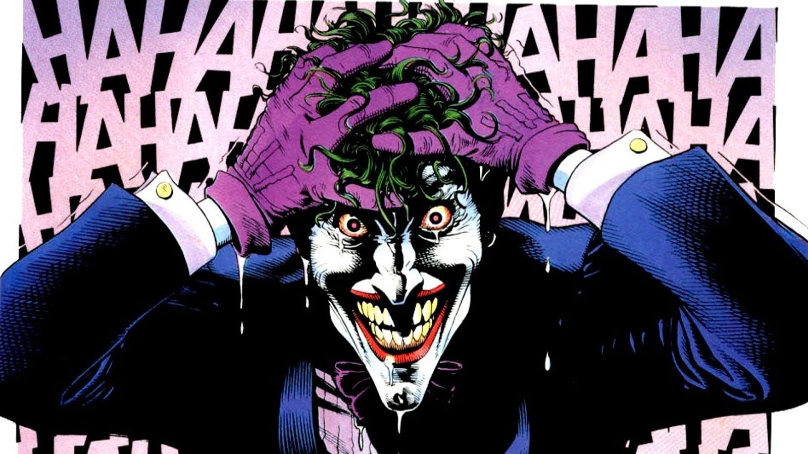 Killing Joke Joker Laughing- WallpaperUse