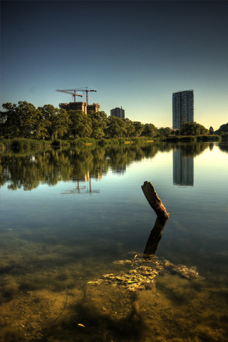 Polluted Lake Iphone Wallpaper - Pollution Wallpaper Iphone- WallpaperUse