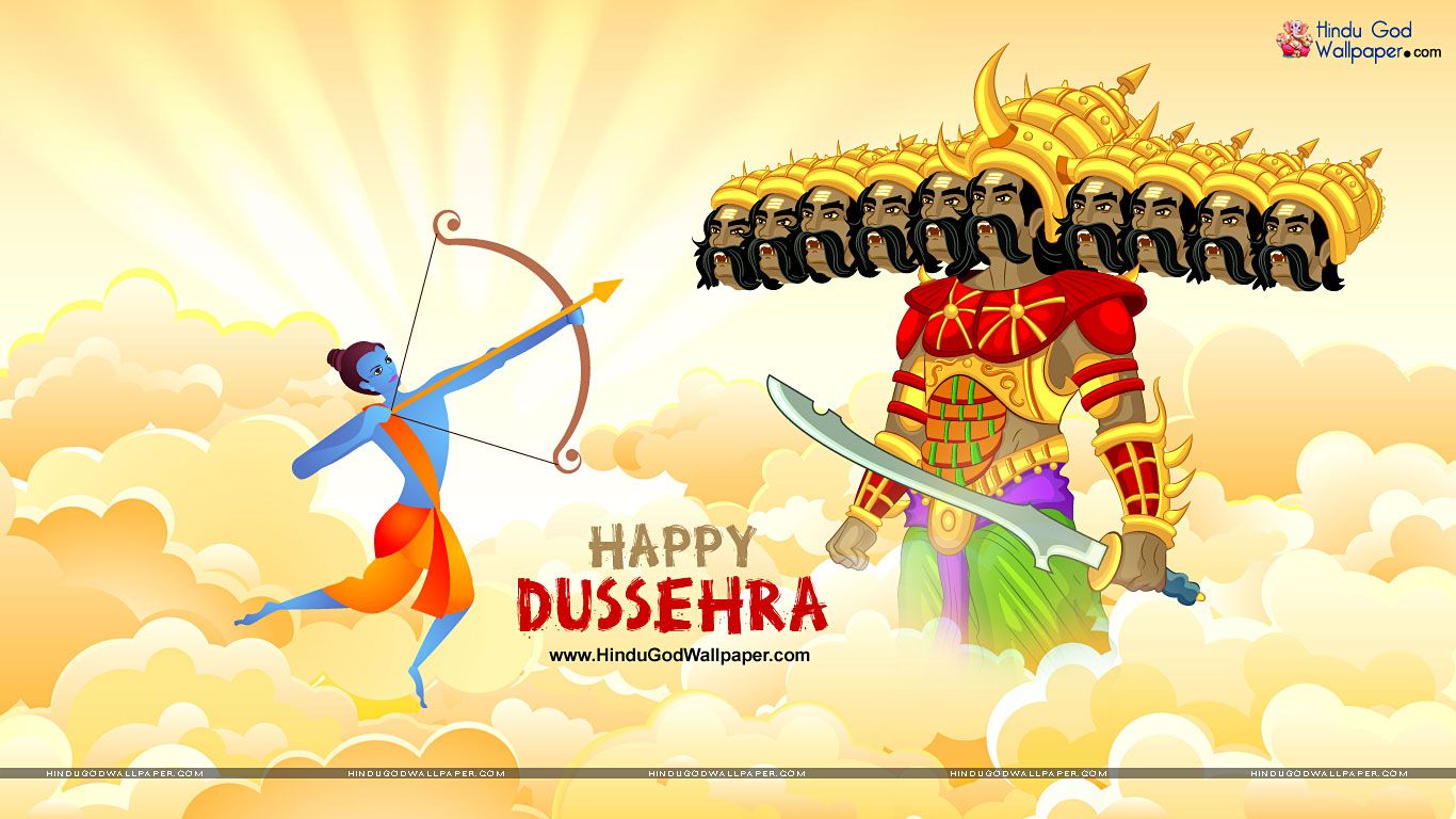 Full Hd Dussehra Background- WallpaperUse