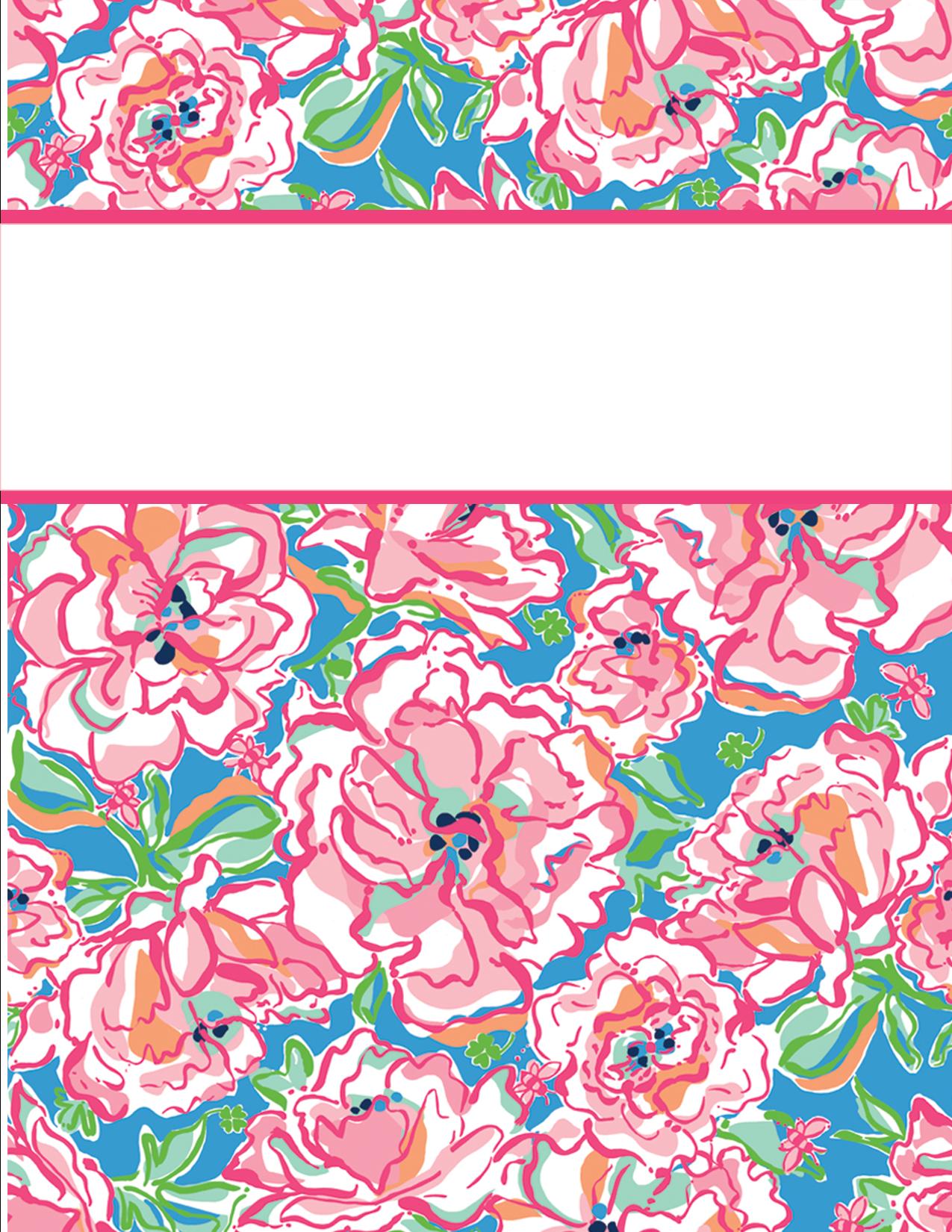 Binder Covers23 - Printable Lilly Pulitzer Binder Covers- WallpaperUse
