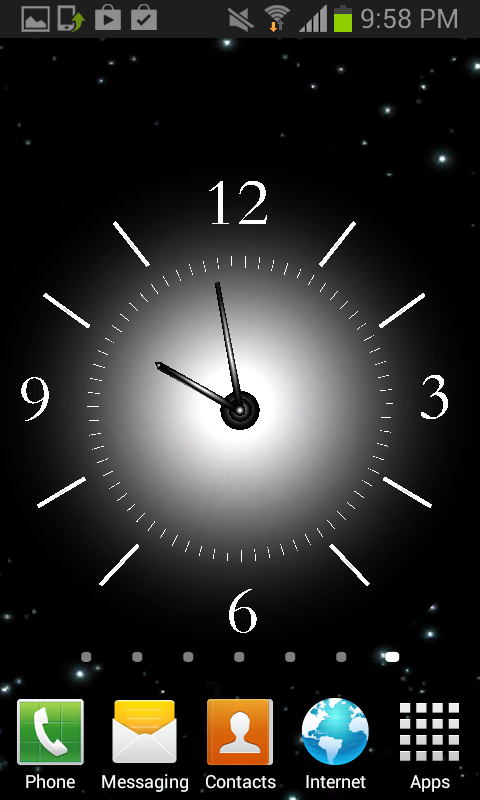 Live Analog Clock Wallpaper - 3d Clock- WallpaperUse
