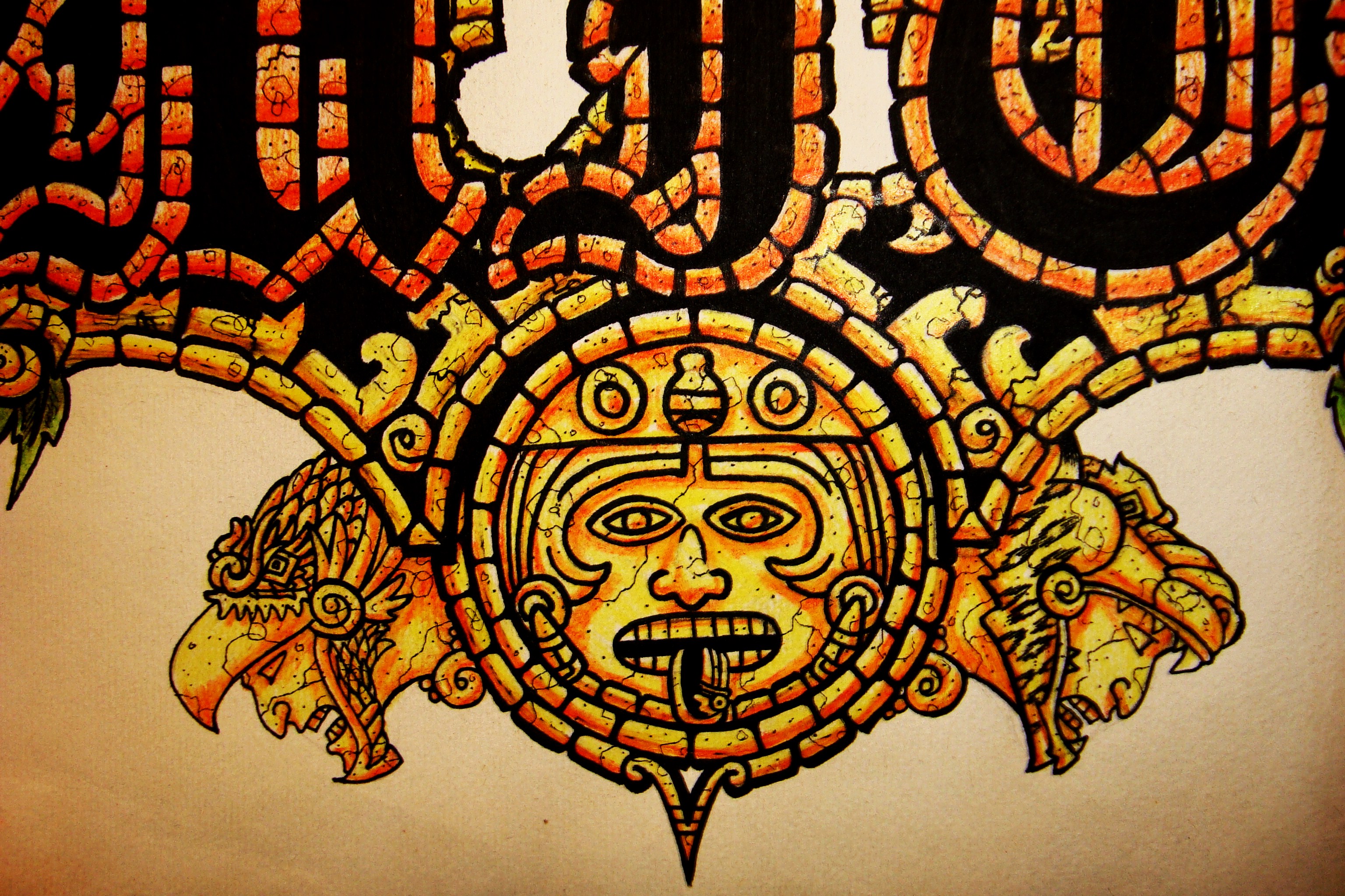 221078 Title Artistic Aztec Wallpaper - Aztec Backgrounds- WallpaperUse