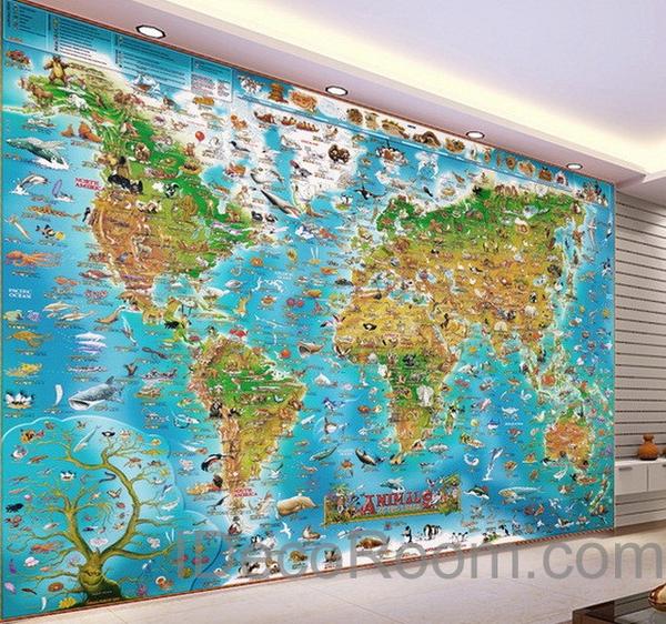 Photo - 3d Wallpaper Boys World Map- WallpaperUse