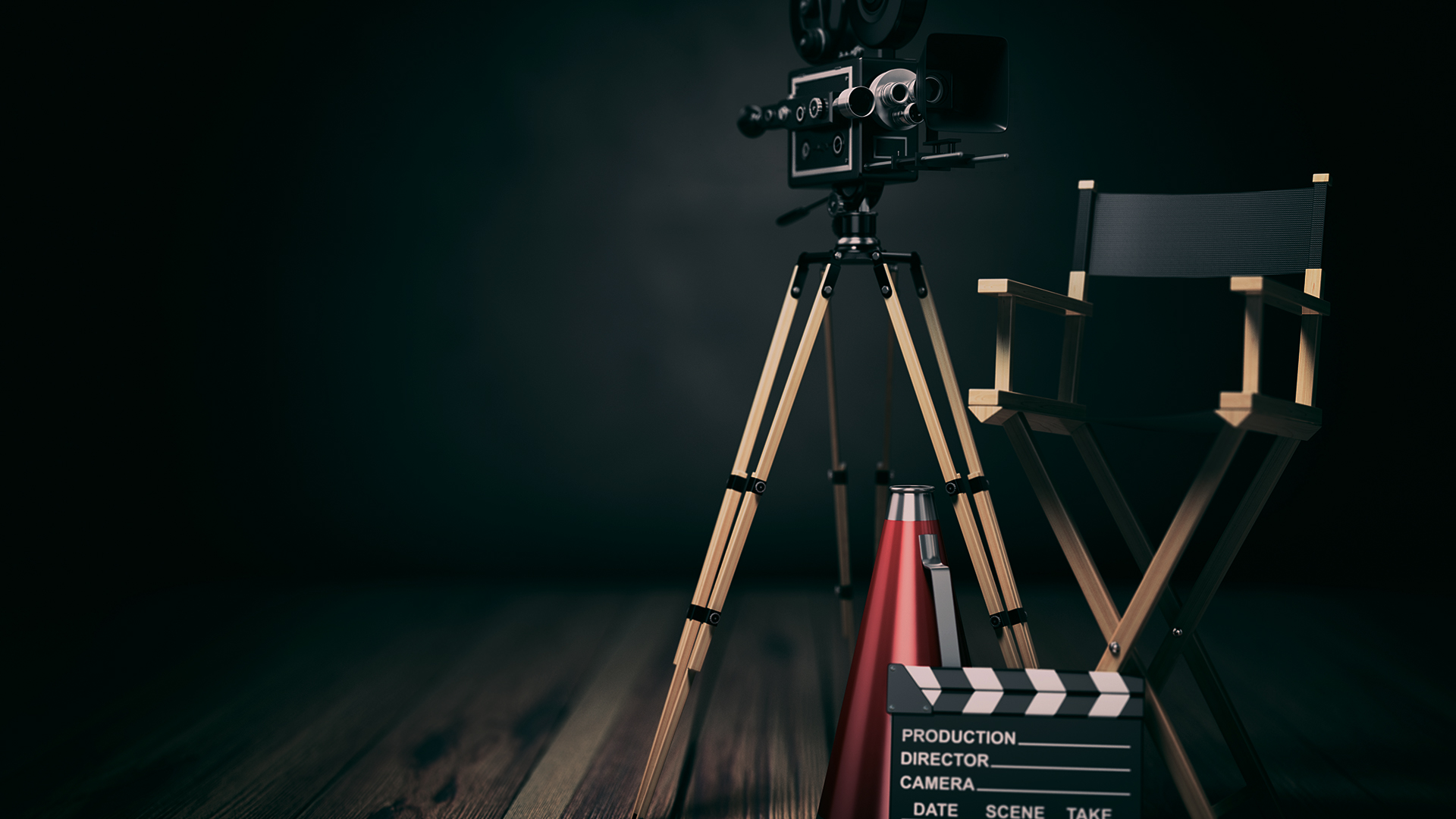 Movie Director Chair 3d- WallpaperUse