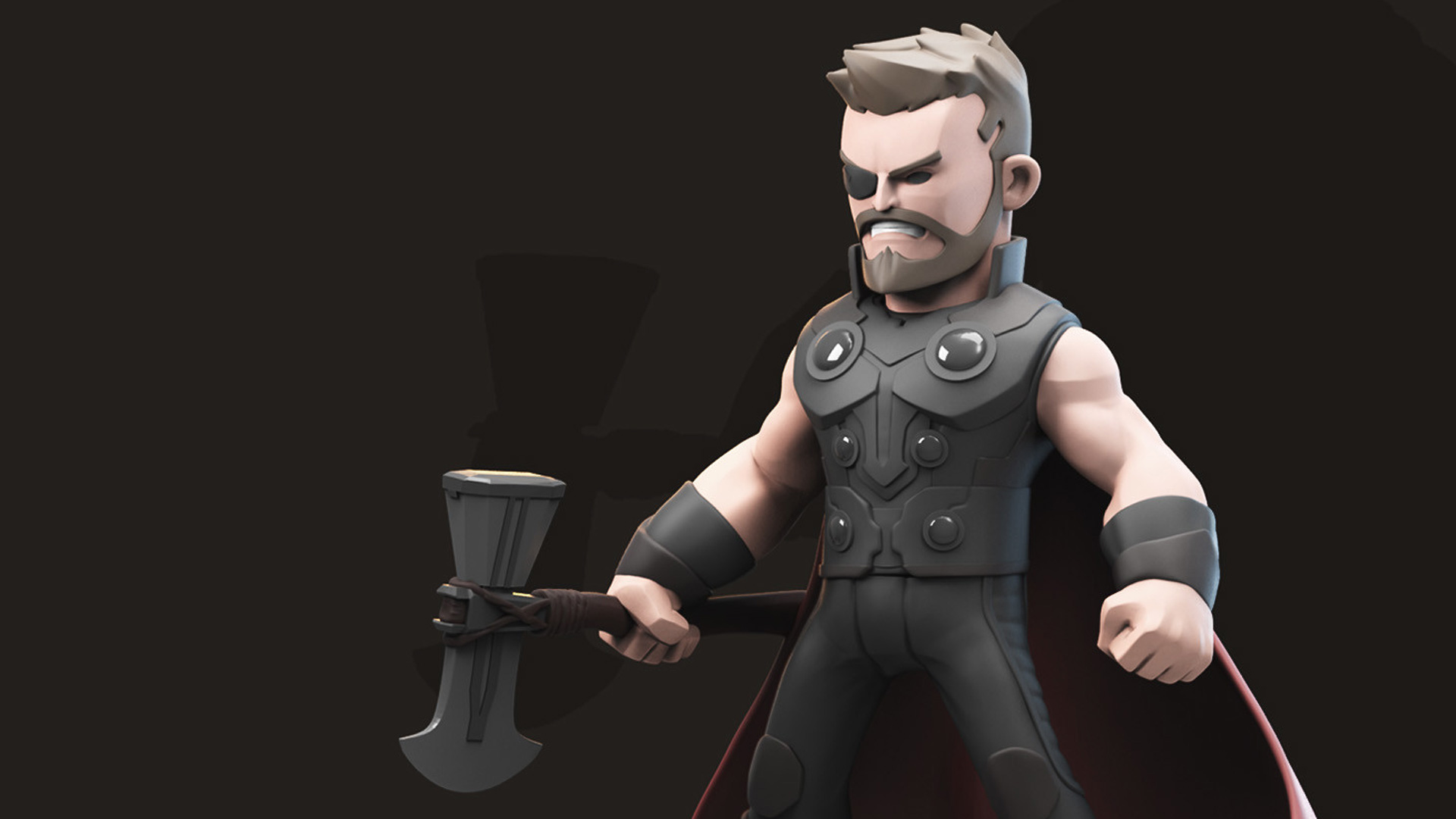 Avengers Infinity War Thor 3d Model- WallpaperUse