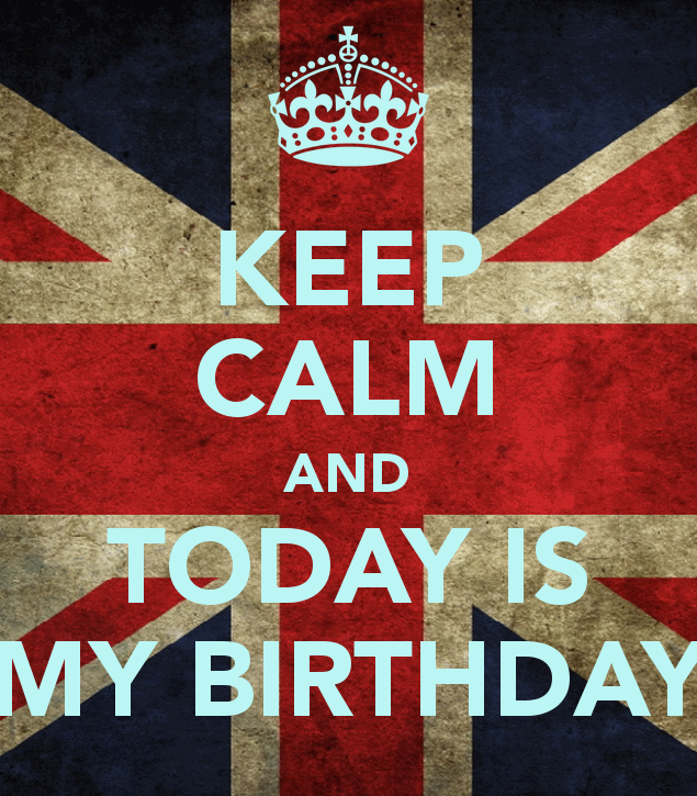 Keep Calm And Today Is My Birthday Keep Calm And Carry - Keep Calm And ...