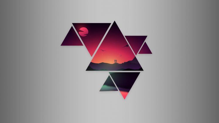 Abstract Triangle Wallpaper Hd- WallpaperUse