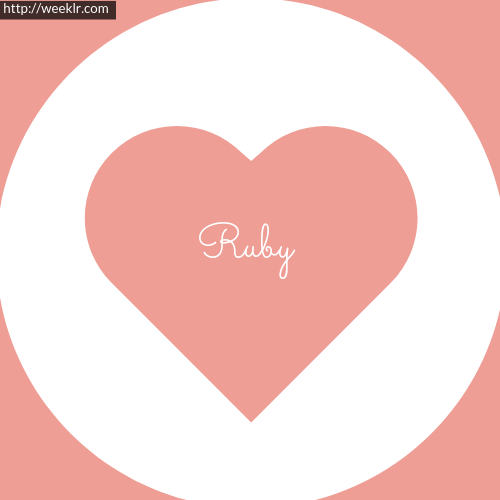 Ruby Name Wallpaper Download