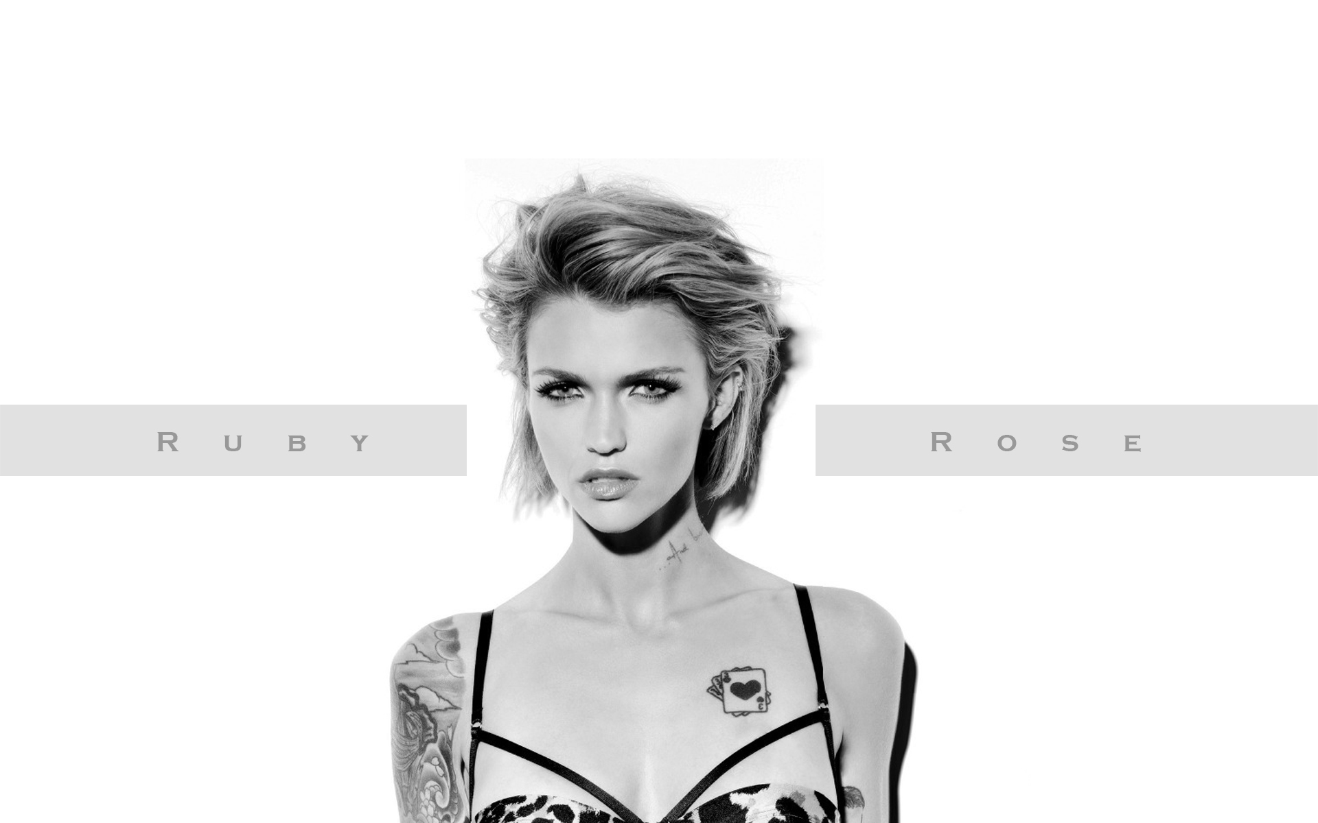 Black & White Ruby Rose Wallpaper - Ruby Rose Hd- WallpaperUse