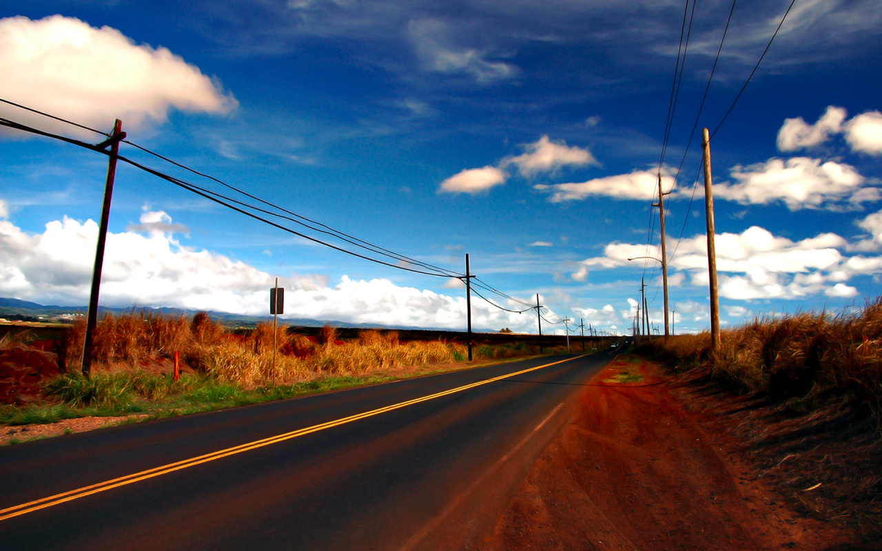 country road wallpaper,sky,road,cloud,overhead power line,asphalt ...