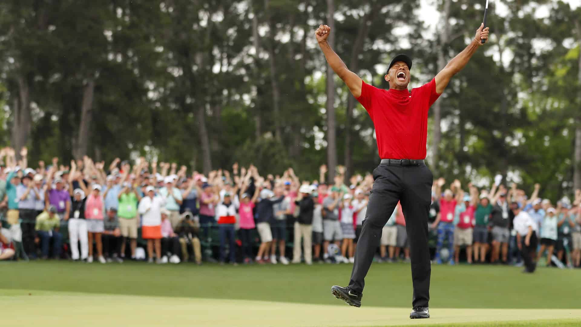 Tiger Woods Masters 2019 Winning Putt - Tiger Masters Win Putt 2019 ...