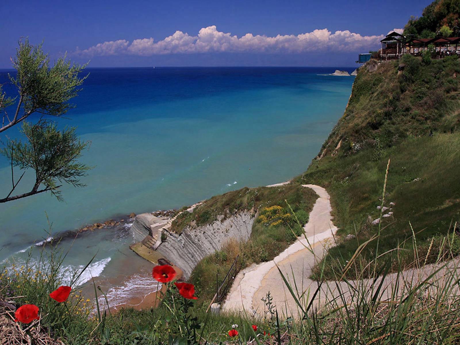 Sea View From Mountain Normal Resolution Hd Wallpaper - Bellas De La ...