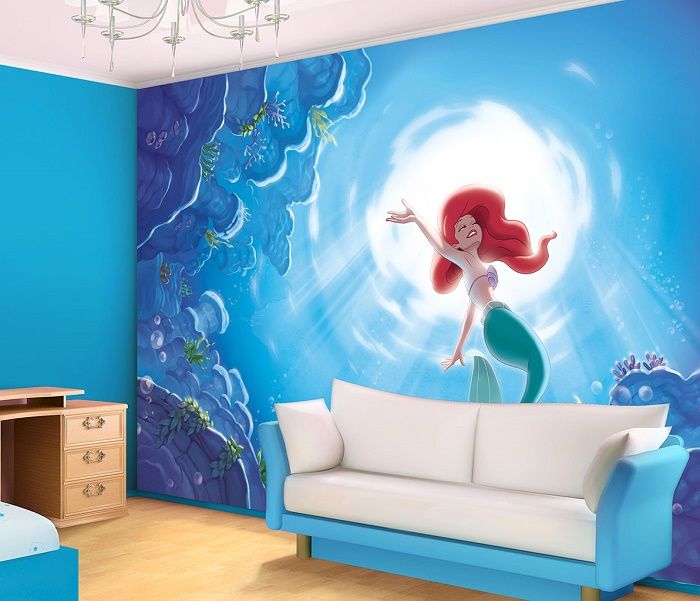 mermaid wallpaper for walls,wallpaper,wall,room,wall sticker,mural ...