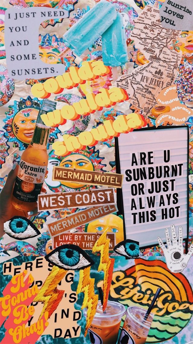 Artsy Collage Backgrounds- WallpaperUse