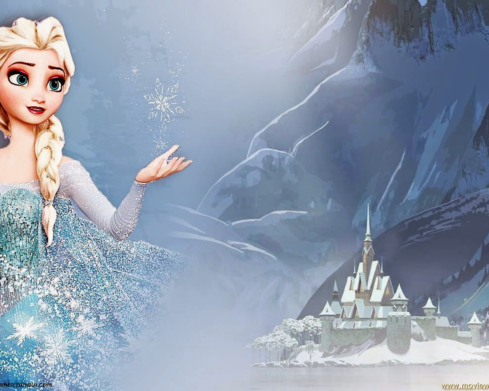 Pink Frozen Elsa And Anna Background- WallpaperUse