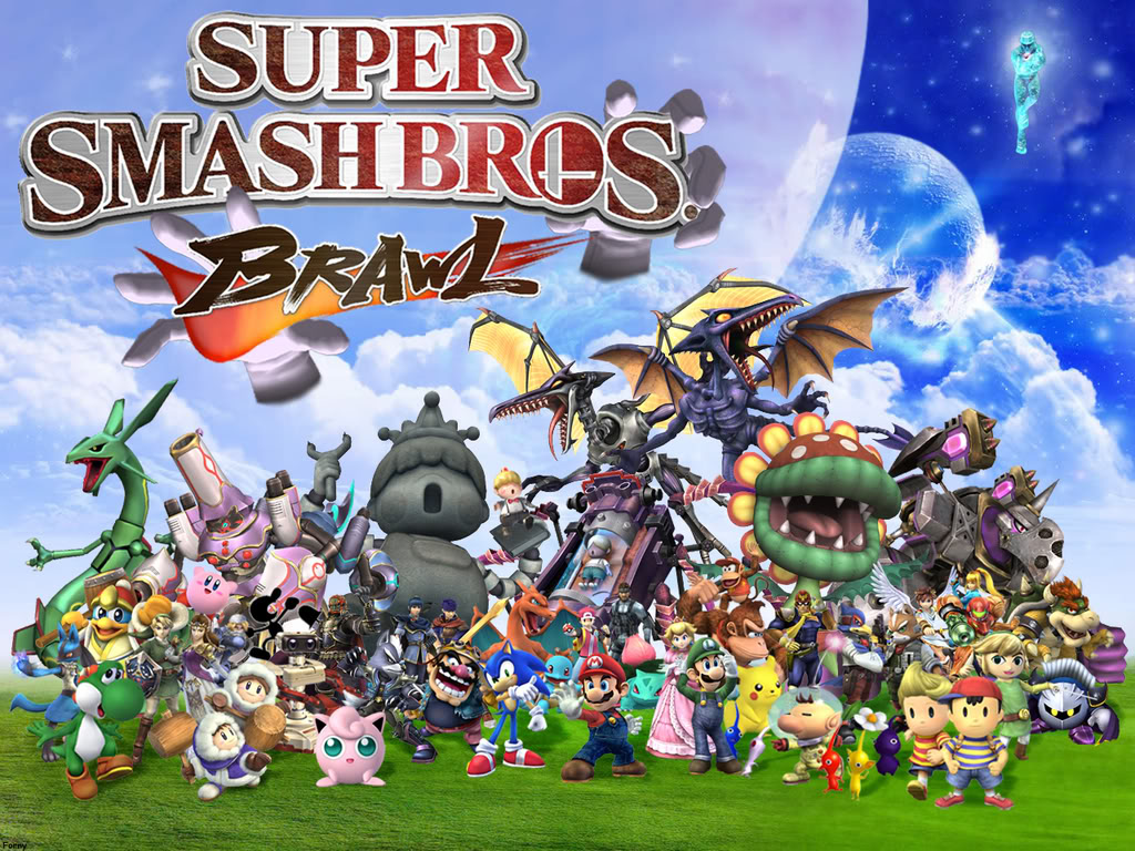 super smash bros nahkampf wallpaper,animierter cartoon,karikatur,spiele ...