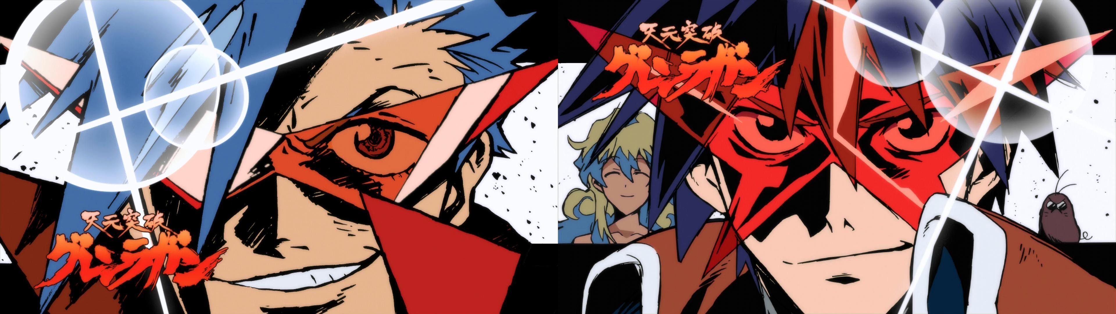 Gurren Lagann Kamina And Simon- WallpaperUse