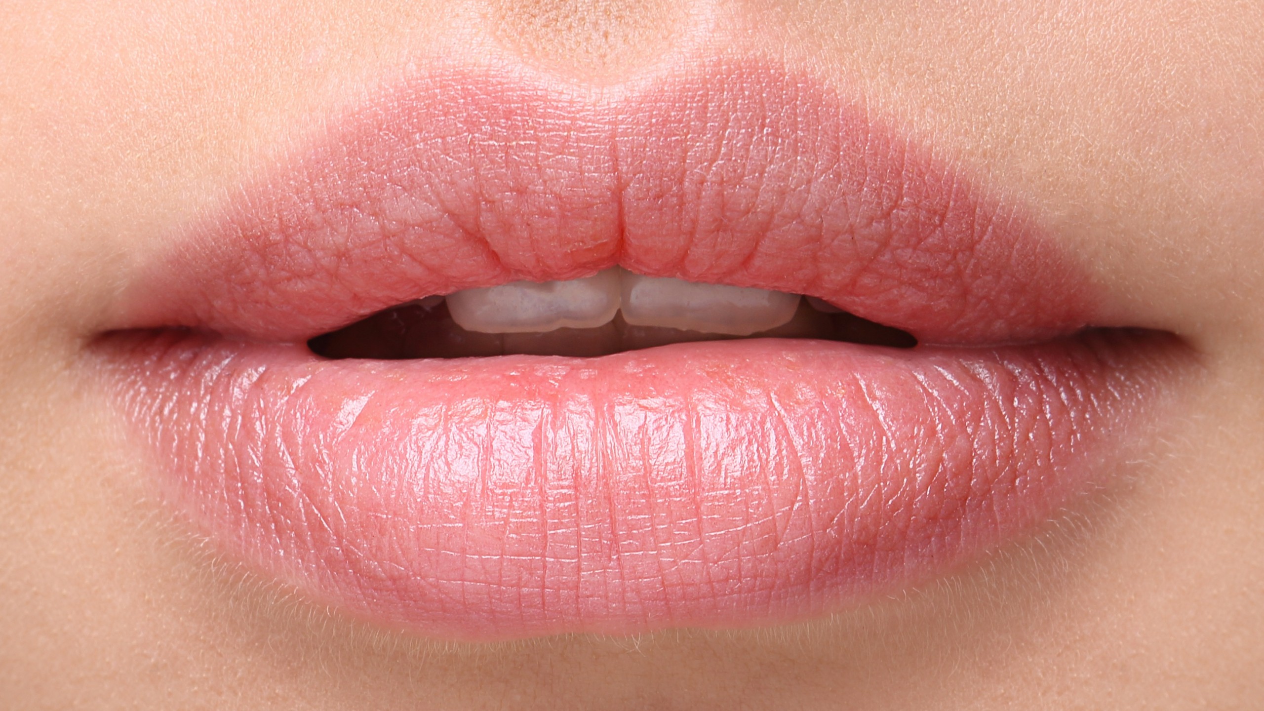 Lips Close Up Photography- WallpaperUse