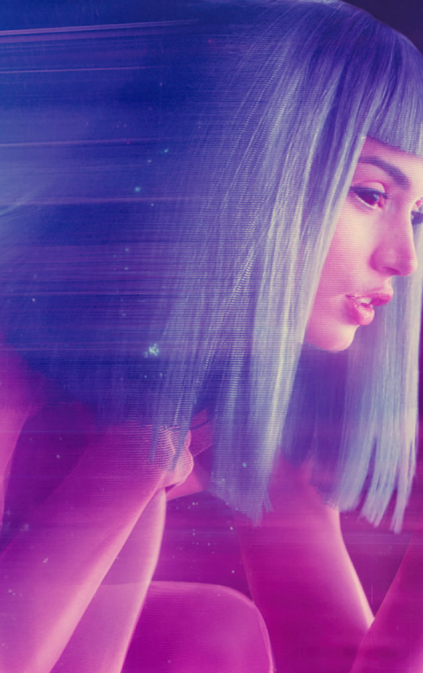 blade runner iphone wallpaper,hair,purple,violet,pink,beauty (#290527 ...
