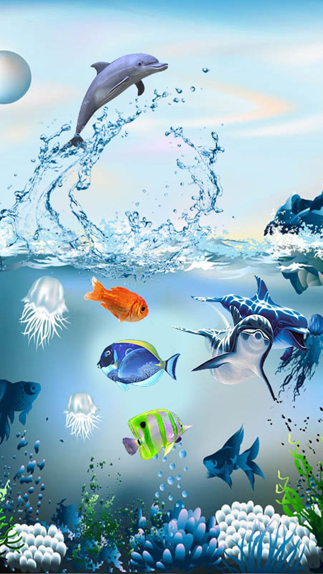 gionee wallpaper hd,biologia marina,acqua,subacqueo,delfino,mammifero ...