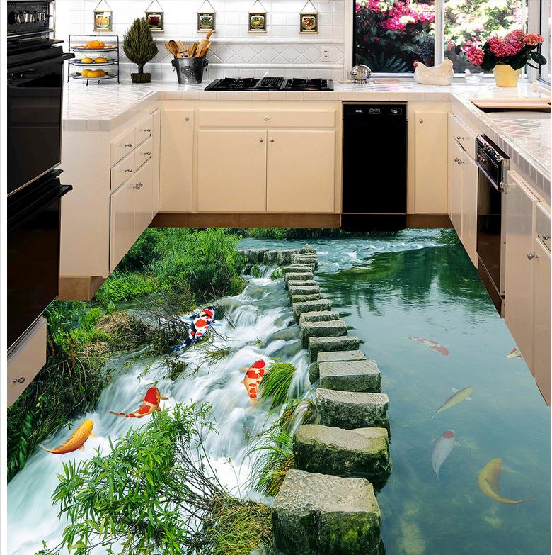 3d wallpaper for floor,property,room,pond,tile,floor (#296635 ...