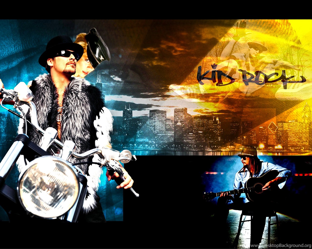 Free Best Screensavers - Kid Rock Screen Saver- WallpaperUse