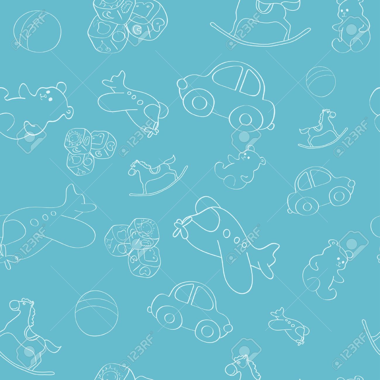 Blue Kids Wallpaper- WallpaperUse