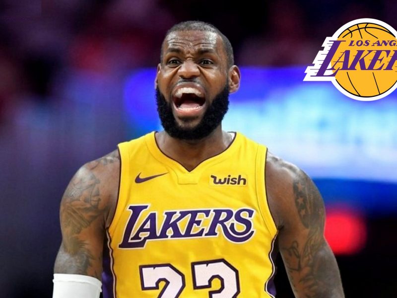 Angry Lebron James On Lakers 23 Jersey Hd Wallpaper - Lebron James ...